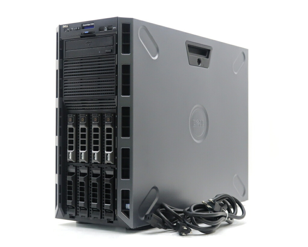 【楽天市場】DELL PowerEdge T330 Xeon E3-1230 v5 3.4GHz 32GB 6TBx4台(SAS3.5インチ12Gbps/RAID6構成) DVD-ROM AC ...
