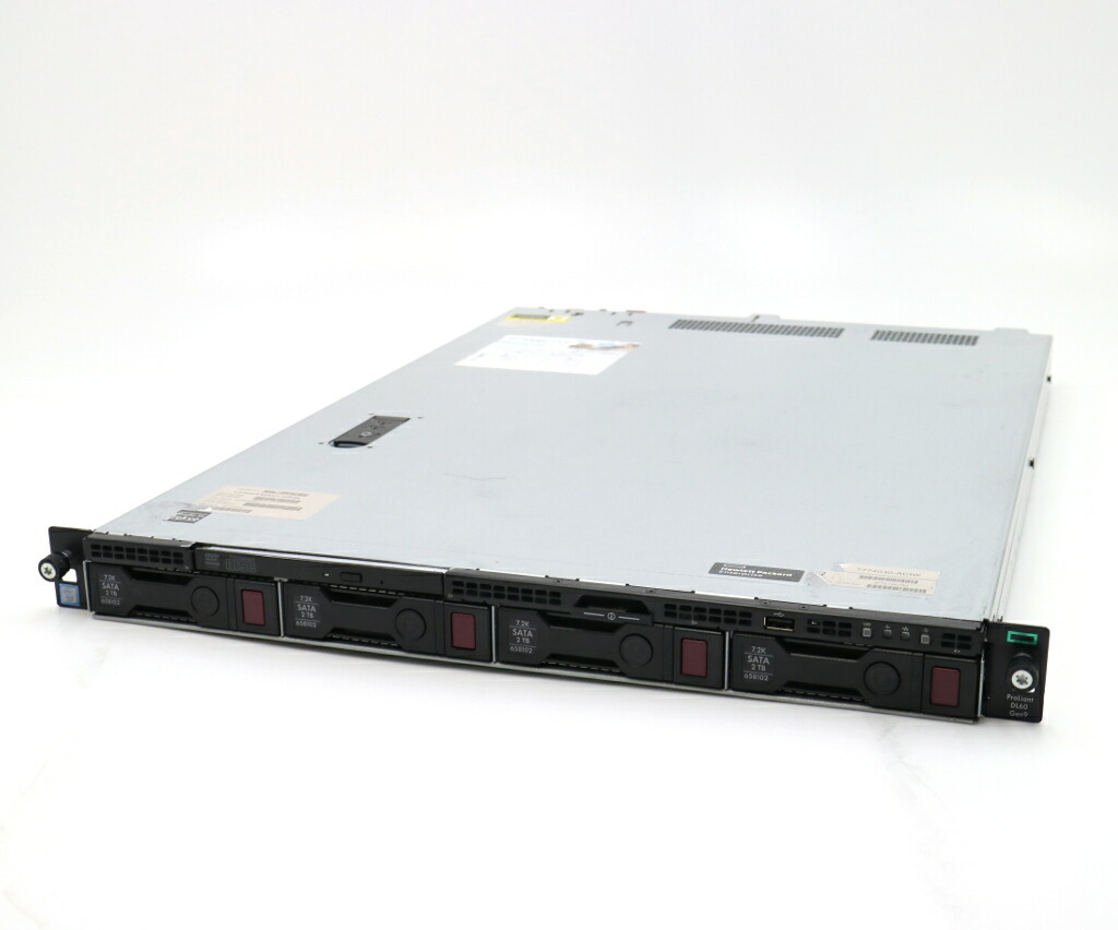 【楽天市場】hp ProLiant DL60 Gen9 Xeon E5-2630 v3 2.4GHz 16GB 2TBx4台(SATA3.5 ...