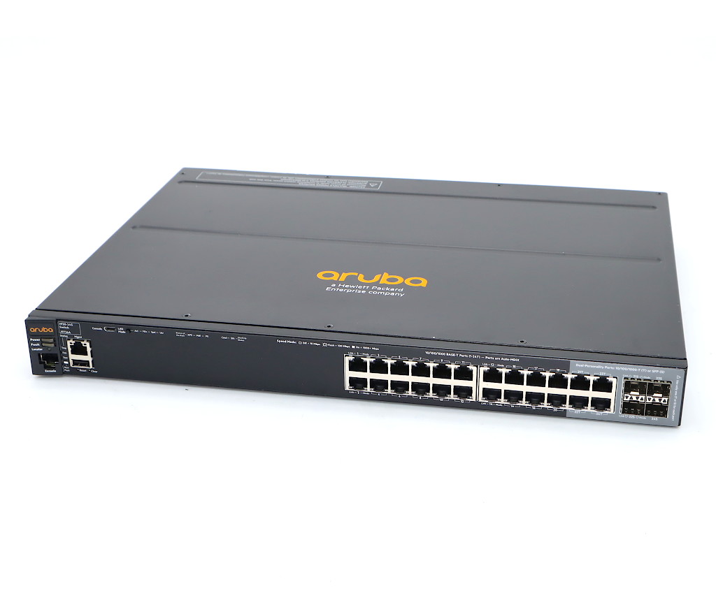 【楽天市場】hp Aruba 2920 24G (HP-2920-24G) 24ポート1000BASE-T(うち4ポートSFP共用)搭載 L3 ...