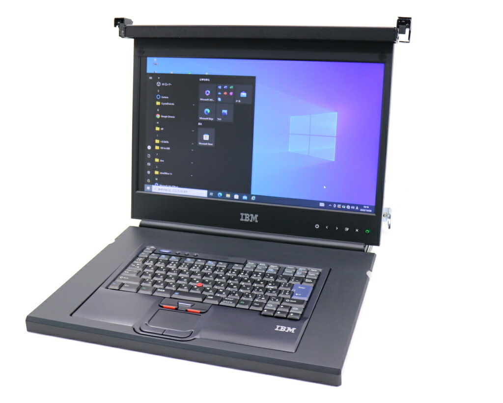 【楽天市場】IBM 7316-TF4 18.5インチ1Uラックマウント フラットパネルモニター コンソールキット 非光沢パネル SXGA ...