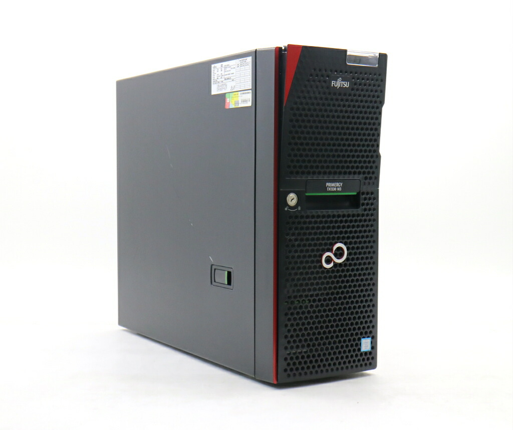 【楽天市場】富士通 PRIMERGY TX1330 M3 Xeon E3-1230 v6 3.5GHz 8GB 500GBx4台(SATA2.5インチ/RAID5構成) DVD-ROM AC ...