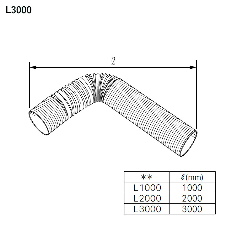 【楽天市場】【0503096】【給気ホース φ49用 L3000】ノーリツ 部材 熱源機関連 OH-CG用 給排気延長 給気ホース φ49用 ...