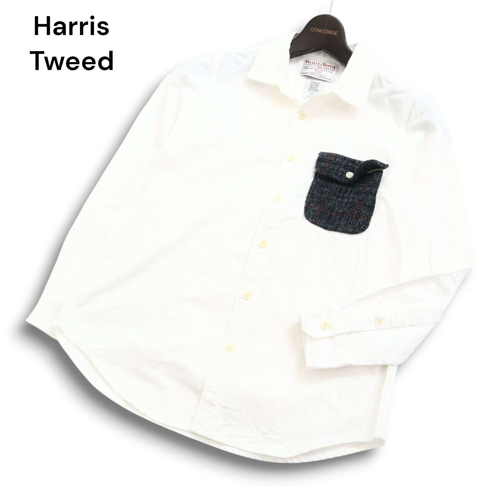 【楽天市場】graniph × HarrisTweed グラニフ ハリスツイード 秋冬 ツイード チェック ポケット★ 長袖 ネル シャツ ...