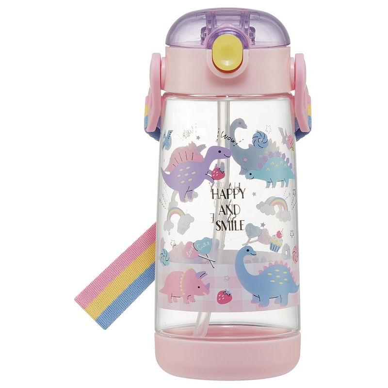 【楽天市場】スケーター Skater 水筒 ハッピー&スマイル レインボー 480ml クリアボトル ストロー付き 子供用 PDSH5-A：美容コスメ雑貨 CONNECT