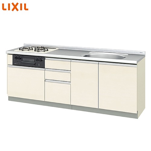 【楽天市場】【納期約5週間】取り替えキッチンパッとりくん ラウンド68シンク リクシル LIXIL [GX -U-220SNAG ] 間口220cm GXシリーズ コンロブラックメーカー直送 ...