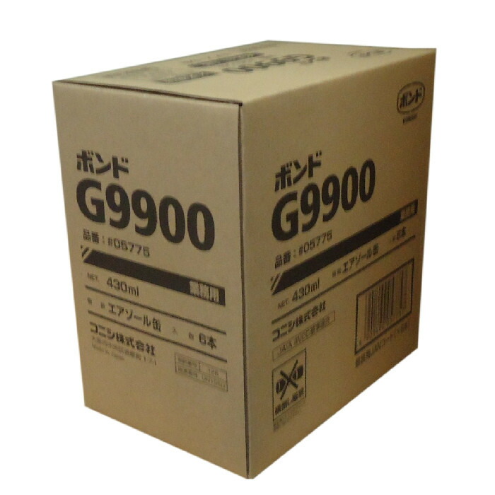 【楽天市場】コニシ ボンド G9900スプレー 430ml 6本入（1箱） ＃05775：コンスト資材館 楽天市場店