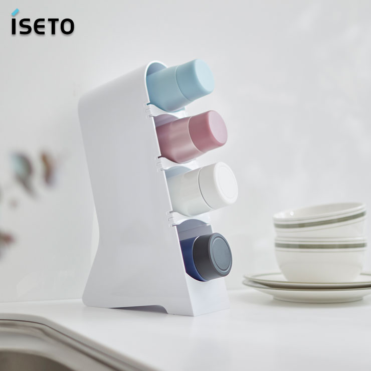 【楽天市場】ボトルスタンド タテ型 ホワイト マグネット ISETO I-608 伊勢藤 イセトー【 水筒 ボトル タンブラー ラック 水筒ホルダー コンパクト スリム 幅10cm 水筒 ...