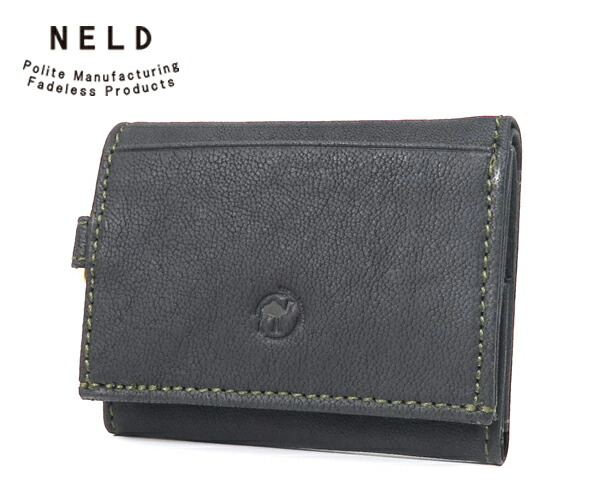 【楽天市場】【限定オリジナルカラビナプレゼント！】【選べるノベルティ付】 NELD ネルド ラクダレザー ミニ財布 （カラー：ブラック） AN293 | プレゼント ギフト：COOL CAT