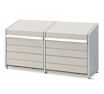 【楽天市場】[関東限定] イナバ物置 ダストボックスミニ連結タイプ DBN-106ML-2 メッシュ床タイプ 容量：約400L×2 受注生産 [♪ §【店販】]：住宅設備機器のcoordiroom