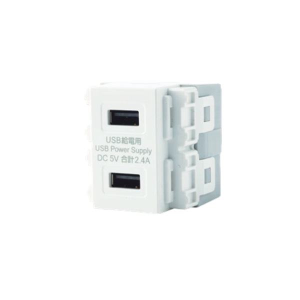 【楽天市場】JAPPY/ジャッピー USB-R3701W-JP 埋込USB給電コンセント Type-A USB Power Delivery対応 2ポートタイプ ホワイト：住宅設備機器の ...