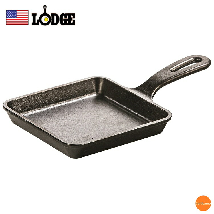【楽天市場】ロッジ スクエア スキレット L5WS3 GLT-31[関連：LODGE LOGIC アメリカ ブランド 鉄 スキレット 玉子焼き ...