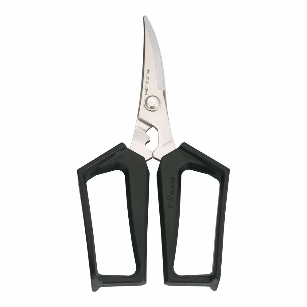 【楽天市場】仁作 オシバサミ No.881 ブラック BHS-32【SALE】[関連：富田刃物 日本製 調理小物 キッチンバサミ アイデア商品 便利 おしゃれ 押す 料理バサミ]：corpoforte
