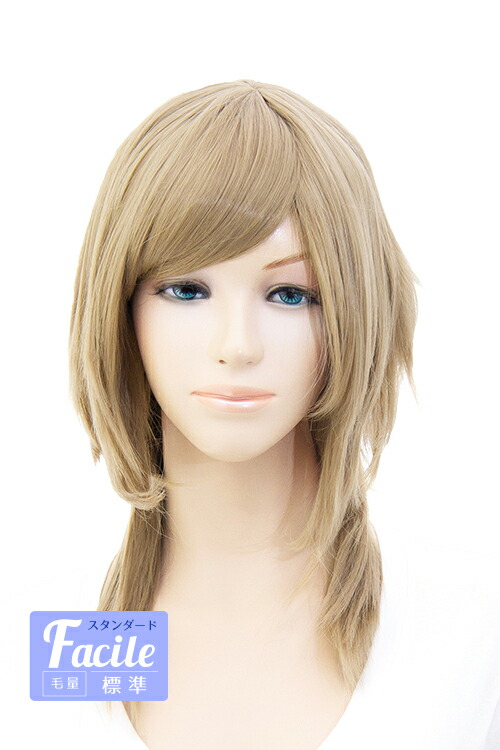 【楽天市場】ウルフレイヤー 【キャメルブロンド】【ウィッグネット付】 コスプレウィッグ 耐熱 コス パーティー コスチューム 変装 仮装 ...