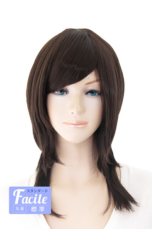 【楽天市場】ウルフレイヤー 【ブラウニー】【ウィッグネット付】 コスプレウィッグ ウルフ かつら 耐熱 (wlf-bbw0041)：ウィッグ ...