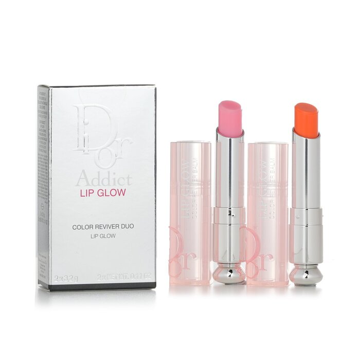 【楽天市場】ディオール Addict Lip Glow Duo Set 2pcsChristian Dior Addict Lip Glow ...