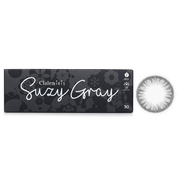 【楽天市場】Clalen 1 Day Iris Suzy Gray Color .es - - 4.00 30pcsClalen 1 Day ...
