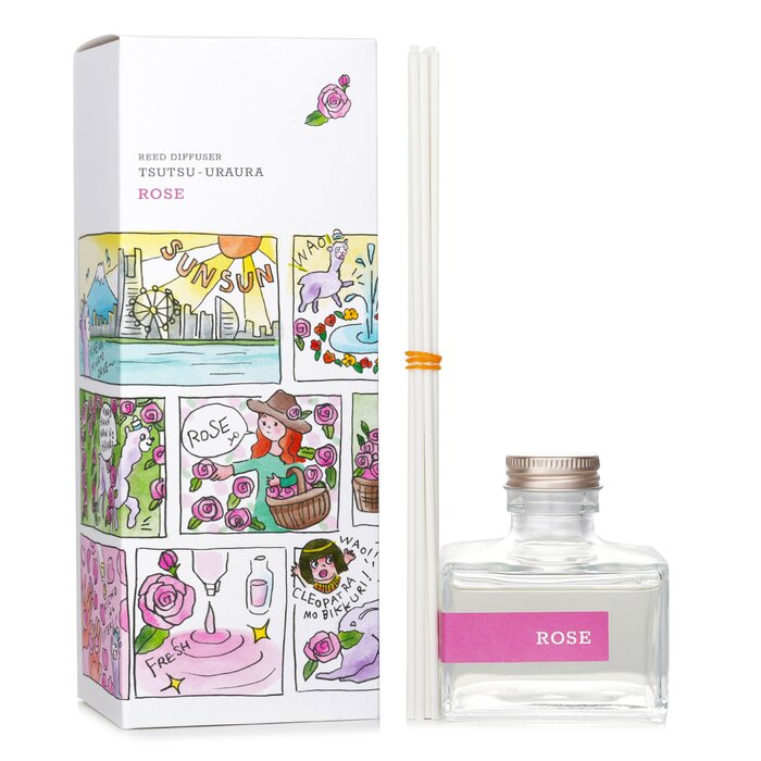 【楽天市場】Daily Aroma Japan Tsutsu Uraura Deodorant Reed Diffuser - Rose ...