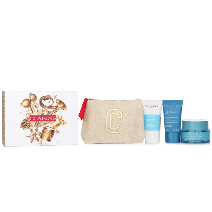 【楽天市場】クラランス Hydra Essentiel Set: 3pcs+1bagClarins Hydra Essentiel Set ...