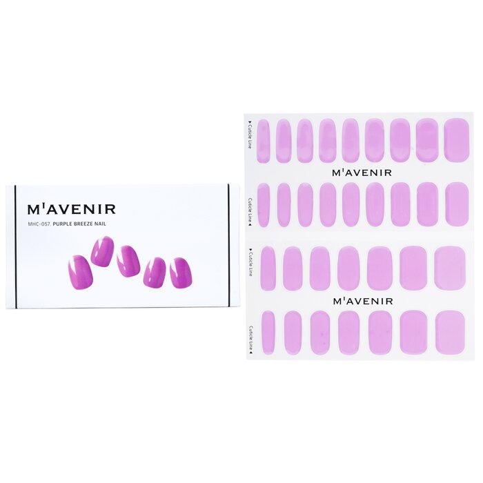 【楽天市場】Mavenir Nail Sticker (Purple) - # Purple Breeze Nail 32pcs ...
