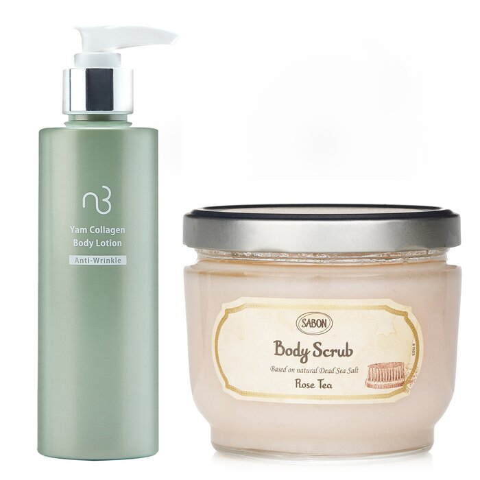 【楽天市場】サボン Sabon Body Scrub - Rose Tea X Natural Beauty Yam Collagen ...