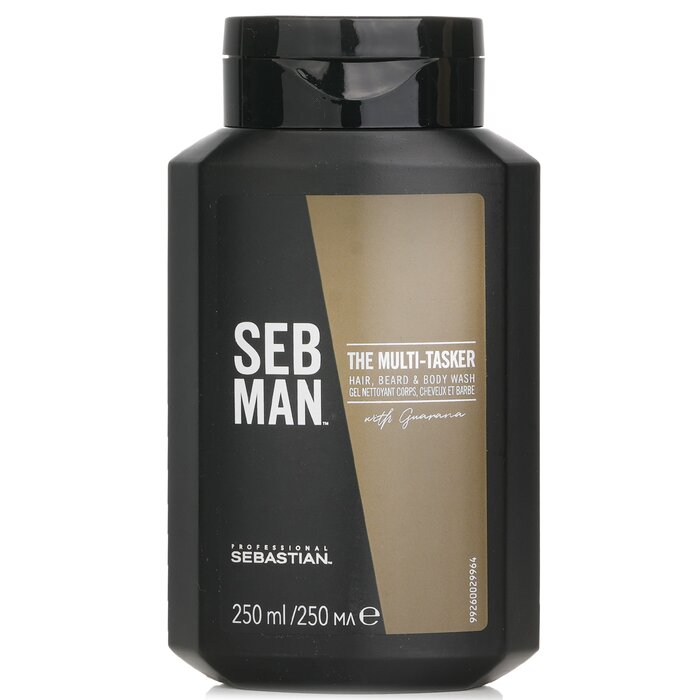 【楽天市場】セバスティアン Seb Man The Multitasker Hair, Beard &Body Wash 250ml 送料無料 ...