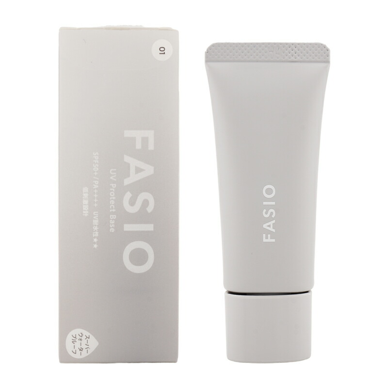 【楽天市場】FASIO ファシオ くずれ・日やけ防止下地 01 ホワイト 25g SPF50+ PA++++ スーパーウォータープルーフ [ギフトラッピング対応]：コスメ21