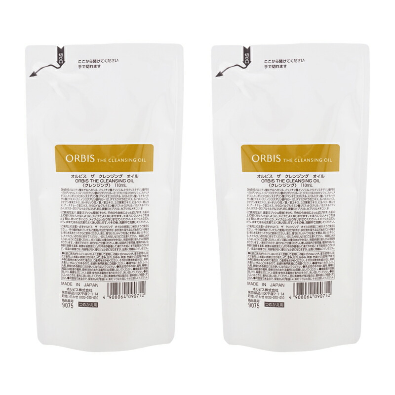 【楽天市場】[2個セット]ORBIS オルビス ザ クレンジング オイル つめかえ用 110ml しっとり メイク 毛穴 保湿 乾燥 無香料[ギフトラッピング対応]：コスメ21