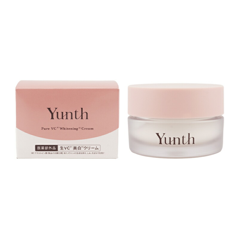 【楽天市場】Yunth ユンス 生VC美容クリーム 30g 低刺激処方 医薬部外品 うるおいキープ [ギフトラッピング対応]：コスメ21