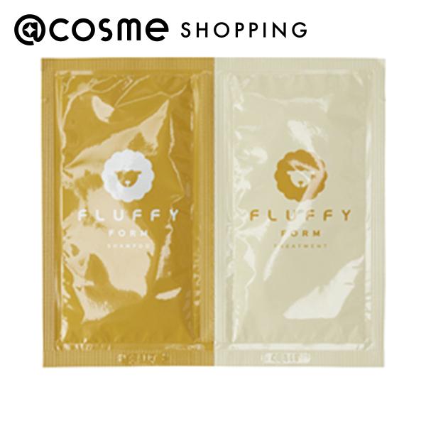 【楽天市場】FLUFFY FORM ケラチン配合 シャンプーモイスト＆トリートメントモイスト 10ml+10ml シャンプー・コンディショナーセット アットコスメ：アットコスメショッピング