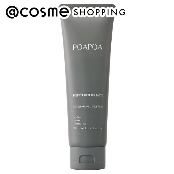 【楽天市場】「ポイント10倍 6月25日」 POAPOA（ポアポア） ディープクリアブラックペースト 本体/無香料 120g 洗顔料 アット ...