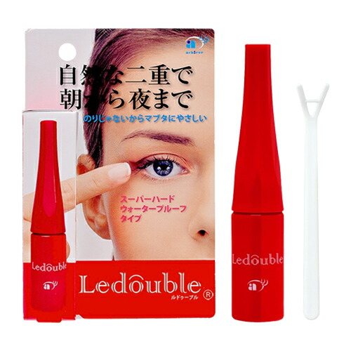 【楽天市場】ルドゥーブル 二重まぶた形成化粧品 4ml Ledouble アイテープ [0077]メール便無料[B][P3] 二重化粧品 二重まぶた 矯正：コスメティック ナナ