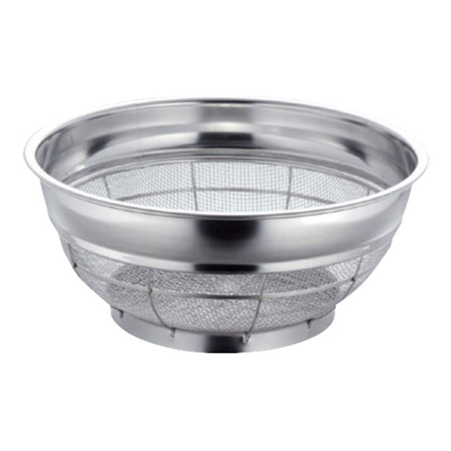 【楽天市場】BK 18-8 浅型 ザル荒目 43cm（037098）07-0124-0604丸ざる ザル ステンレス 粗目 燕三条 メッシュ：ANNON キッチン・業務用食器