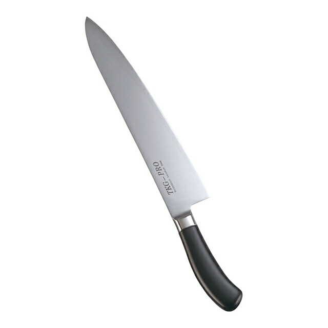 【楽天市場】TKG PRO 抗菌カラー 牛刀 両刃 30cm ブラック（ATK4330）1-0335-0830：ANNON キッチン・業務用食器