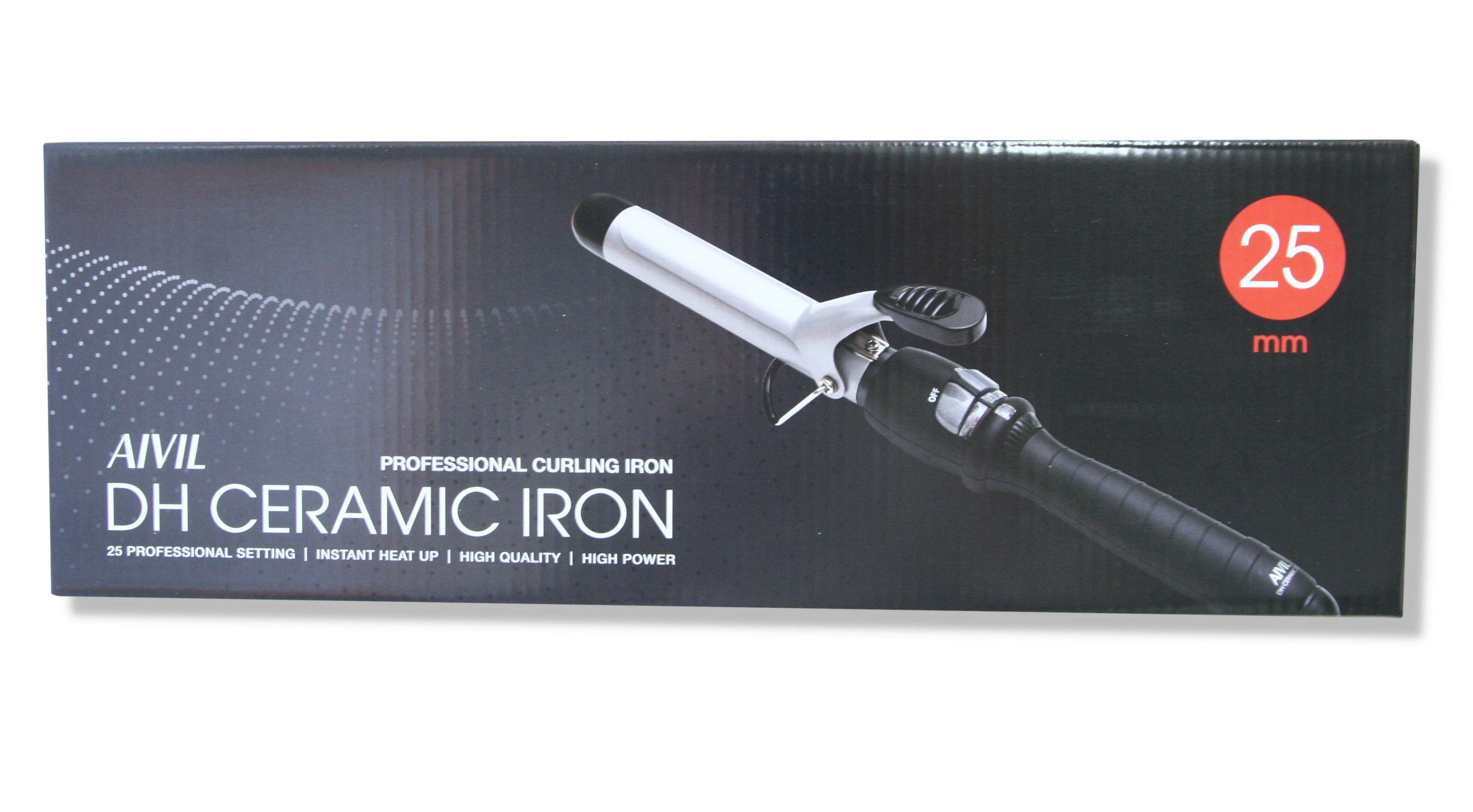【楽天市場】【少々箱不良】AIVIL DH CERAMIC IRON アイビル DHセラミックアイロン 25mm DH-25CLP｜4989550500283：コスメパレット プラス