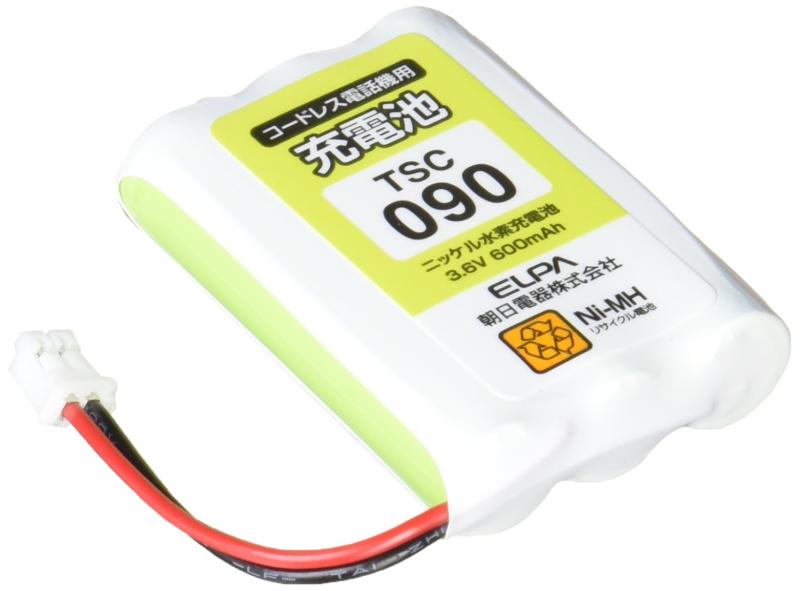 【楽天市場】エルパ(ELPA) 電話機用充電池 パイオニア他同等品 電池パック 3.6V 600mAh ニッケル水素充電池 TSC-090：コストマーケット