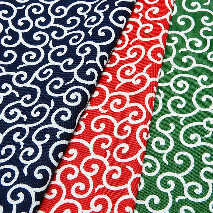 【楽天市場】和柄 生地 唐草 シーチング 【10cm単位】切り売り 綿100％ 緑 紺 赤 系 獅子舞 からくさ 衣装 飾り 風呂敷 お正月 110cm幅 商用利用可 メール便は2.5mまで ...