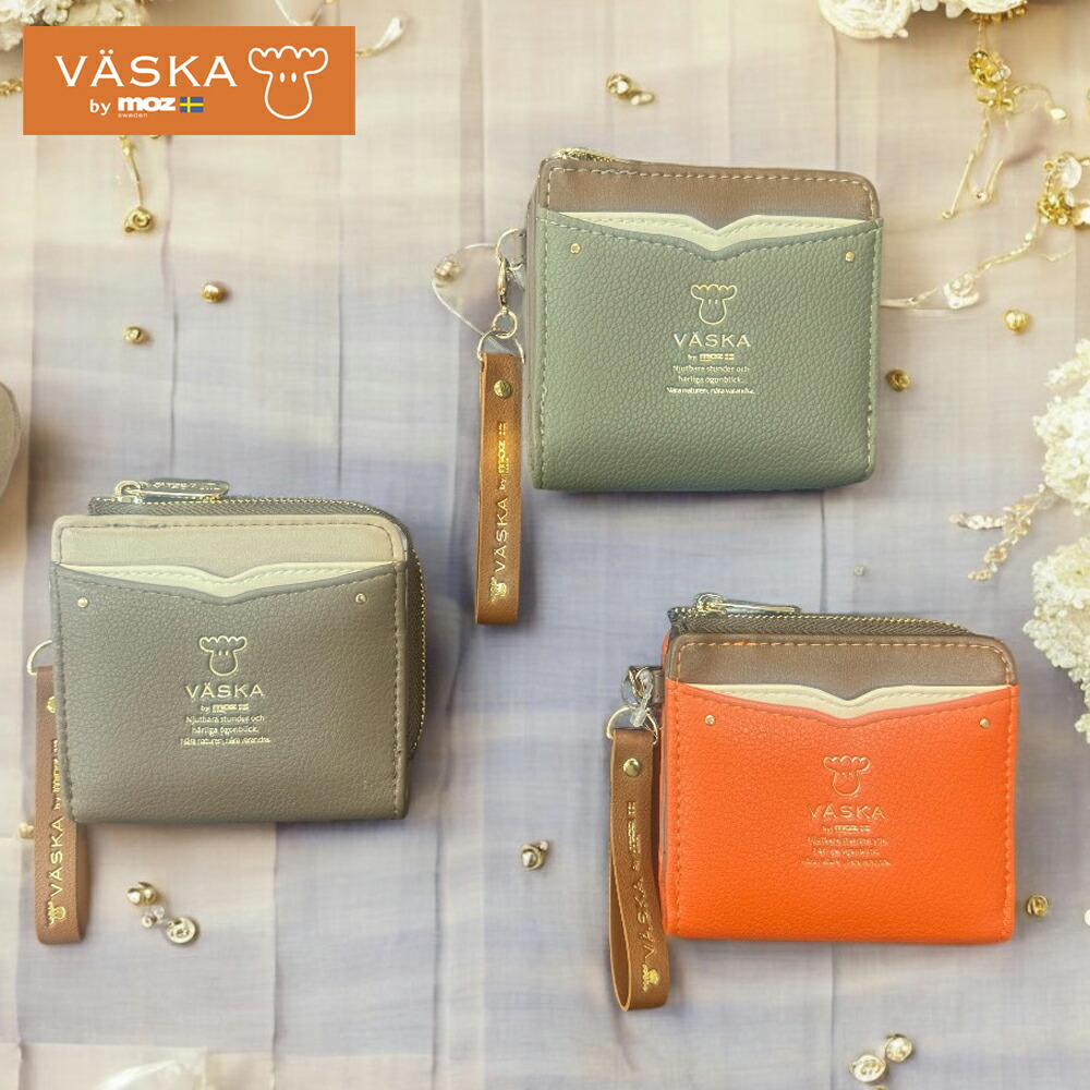 【楽天市場】【お買い物マラソンクーポン対象】【期間限定40％OFF★】VASKA by moz ベスカバイモズ シルフィー L字ファスナーコンパクト財布 モズ モズ財布 moz VASKA ...