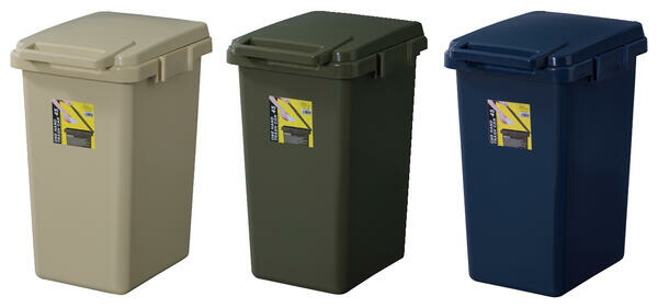 【楽天市場】ワンハンドトラッシュ缶 45L W34.1×D45×H57.5 ダストボックス フタ付 ごみ箱 LFS-845 東谷：cozy plus 楽天市場店