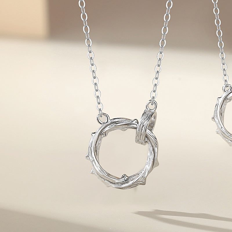 【楽天市場】【ペア価格】ペアネックレス とげ S925製【NSPN22】 Nicoiro ペアルック カップル お揃い ネックレス シルバー 金属アレルギー対応：ペアルック専門のお店 Nicoiro