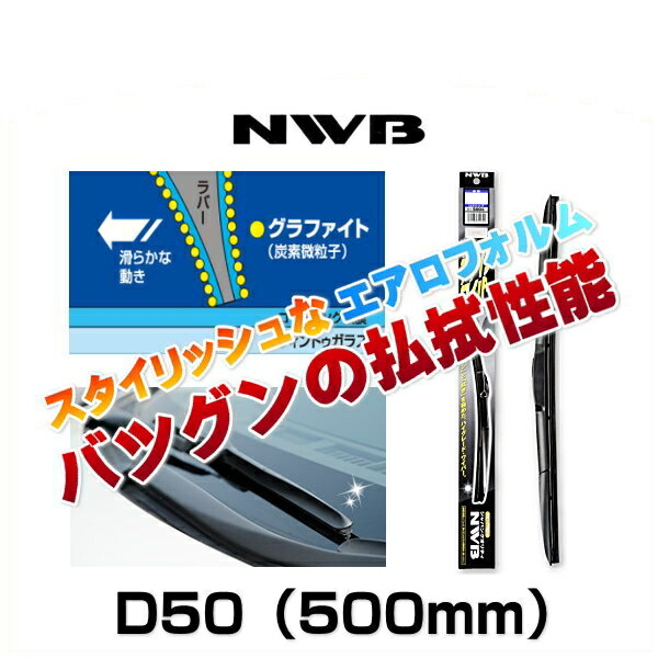 【楽天市場】NWB デザインワイパー D50（500mm）：クリーズオンライン