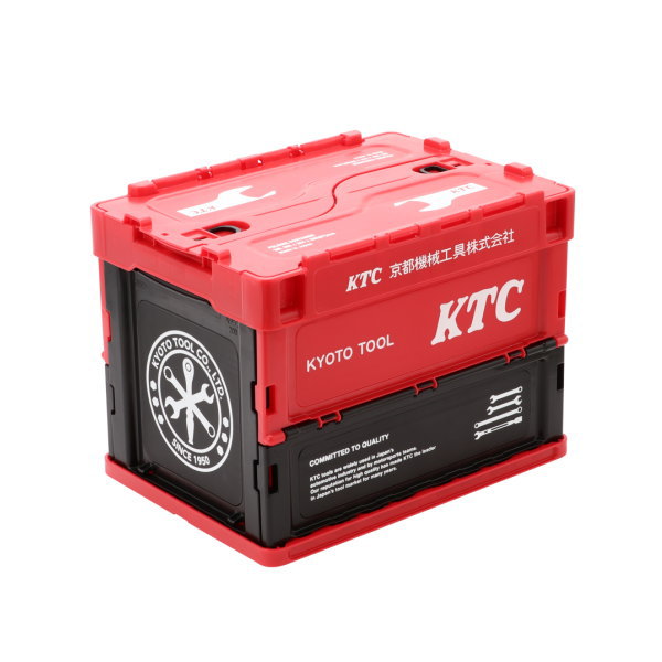 【楽天市場】KTC YG-195 KTC折りたたみコンテナ20L レッド：クリーズオンライン
