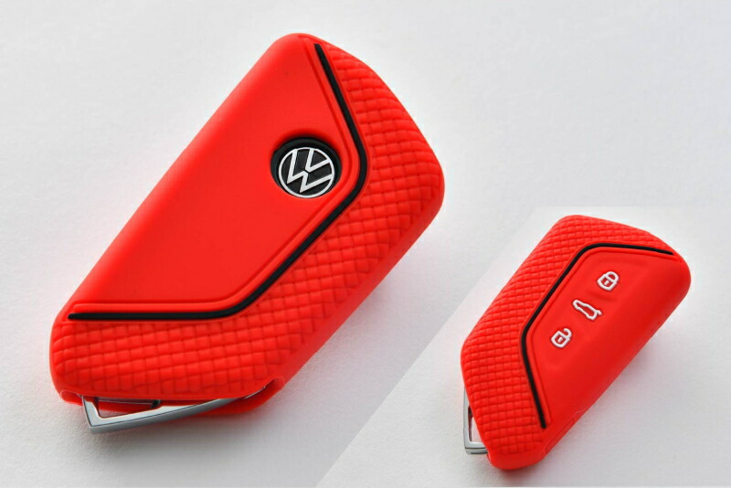 【楽天市場】CodeTech CS-SKC-01RE シリコンキーカバー レッド for ゴルフ8 ハッチバック (CD)、ゴルフ8 ヴァリアント (CD)、ID.4 (E2)：クリーズオンライン