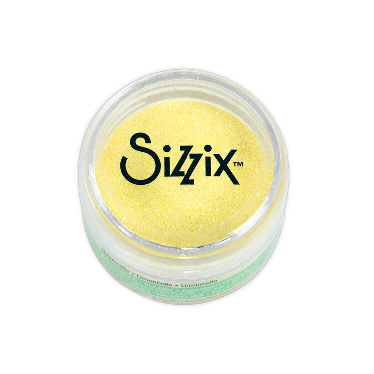【楽天市場】Sizzix シジックス Making Essential エンボスパウダー [リモンチェッロ] 12g / Embossing ...