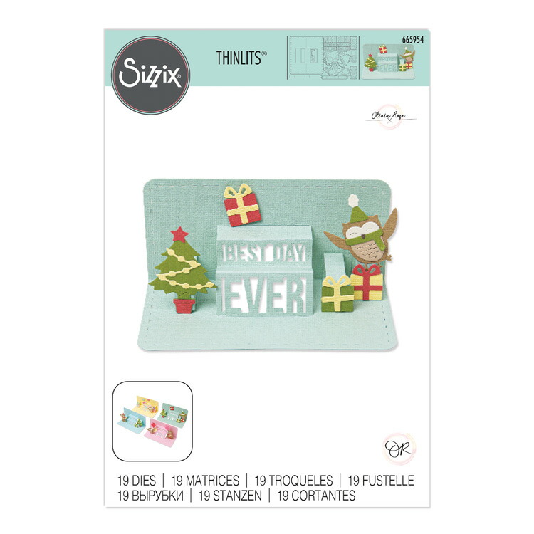 【楽天市場】Sizzix シンリッツ ダイ セット [マルチパーパス ポップアップ] / Thinlits Die Set 19PK Multi-Phrase Pop-Up by Olivia ...
