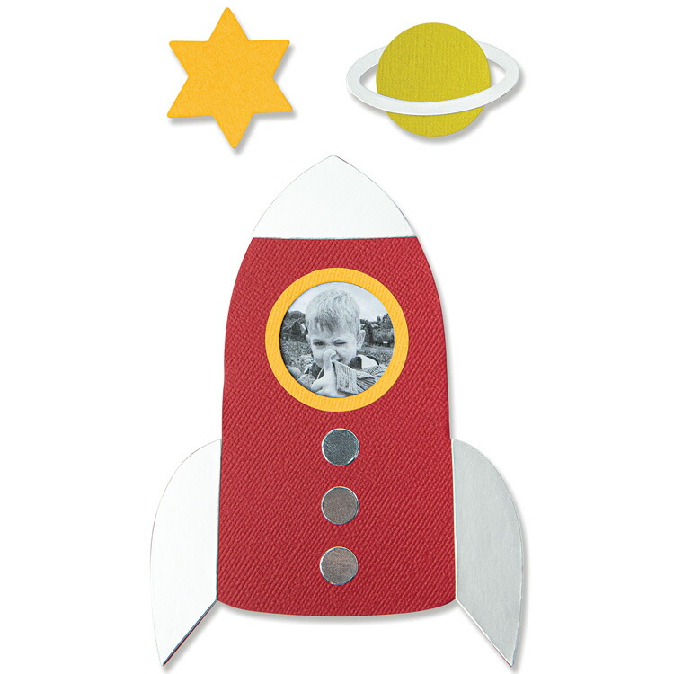 【楽天市場】Sizzix シジックス ビッグズ ダイ L [スペース ロケット] / Bigz Die Space Rocket by ...