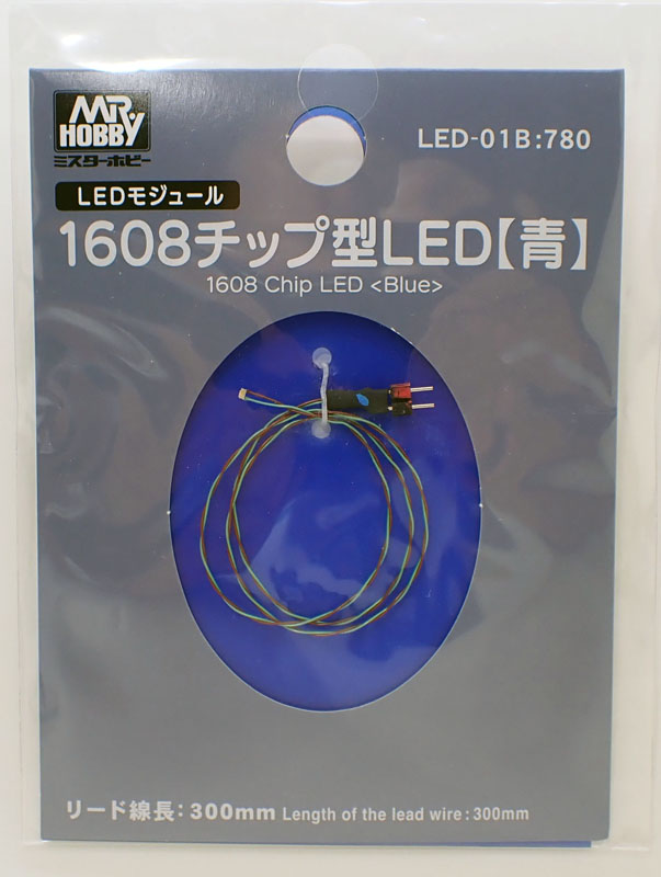 【楽天市場】GSIクレオス LED-01B 1608チップ型 LED(青)【Mr.HOBBY LED-01B】：クラホビ