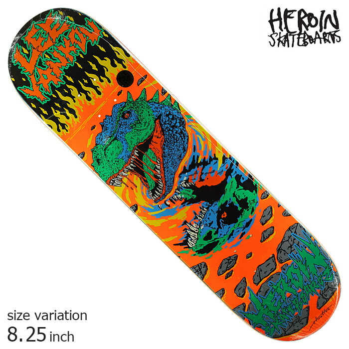 【楽天市場】【LINE登録限定★10%OFFクーポン配布中！！】HEROIN ヘロイン デッキ スケボー YANKOU DEAD ...