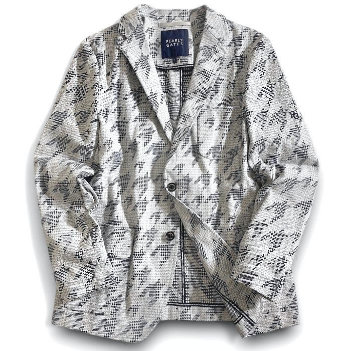 【楽天市場】PEARLY GATES パーリーゲイツ ゴルフ 日本製 コットン混 起毛 ジャガード グレンチェック柄 千鳥柄 パワフル ...