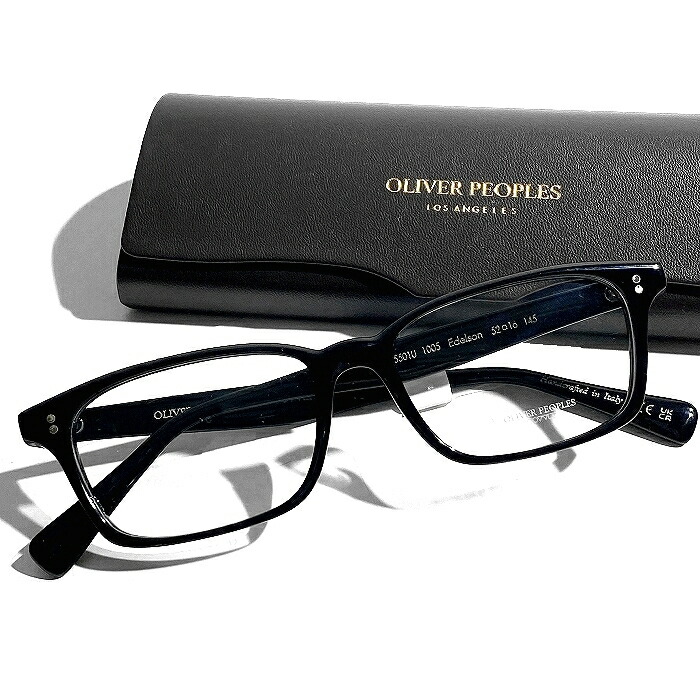 【楽天市場】【中古】【新古品・未使用品】OLIVER PEOPLES オリバーピープルズ イタリア製 Edelson スクエア ベベルカット ...
