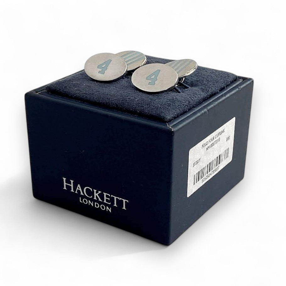 【楽天市場】【中古】【新古品・未使用品】HACKETT LONDON ハケットロンドン POLO FOUR CUFFLINK チェーン式 ...